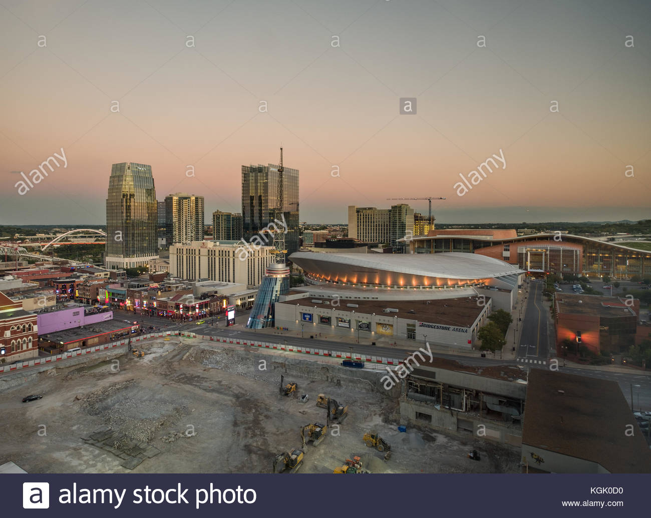 Bridgestone Arena Nashville High Resolution Stock Photography and ...