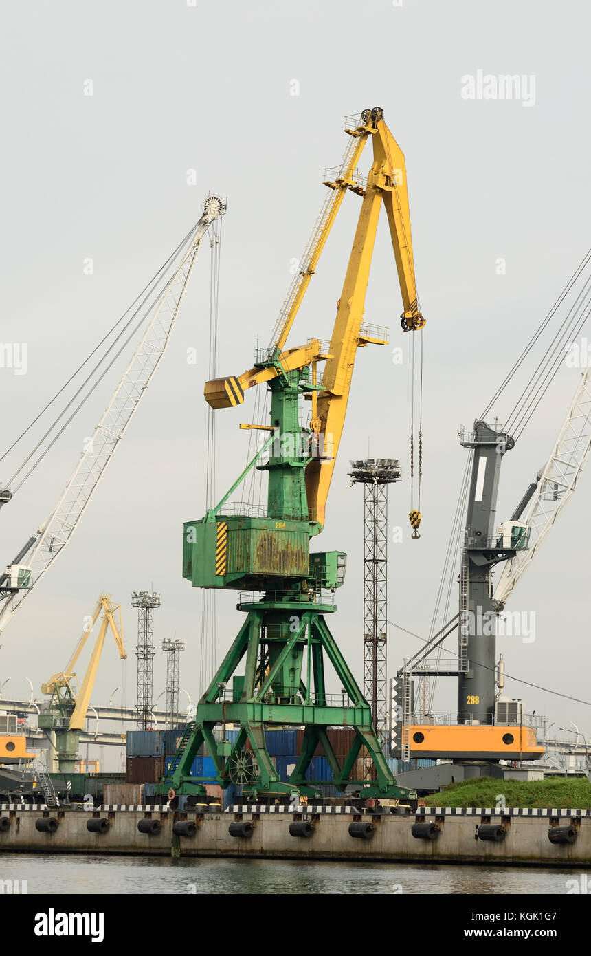 Loading of ships with different cargo in the port is performed every ...