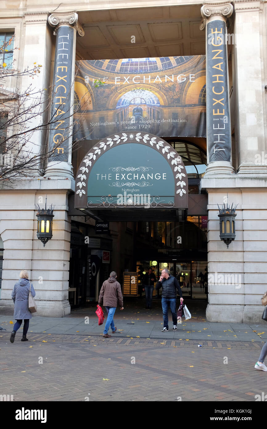 Nottingham Shopping Street High Resolution Stock Photography and Images ...