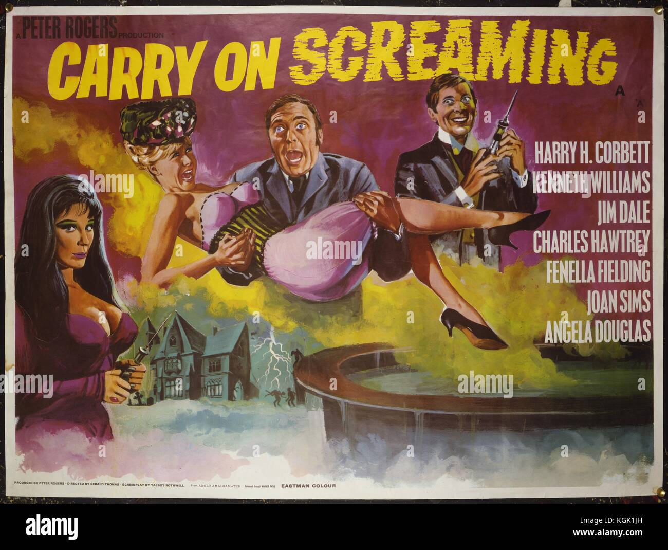 Carry on Screaming (1966) , Film poster Stock Photo - Alamy