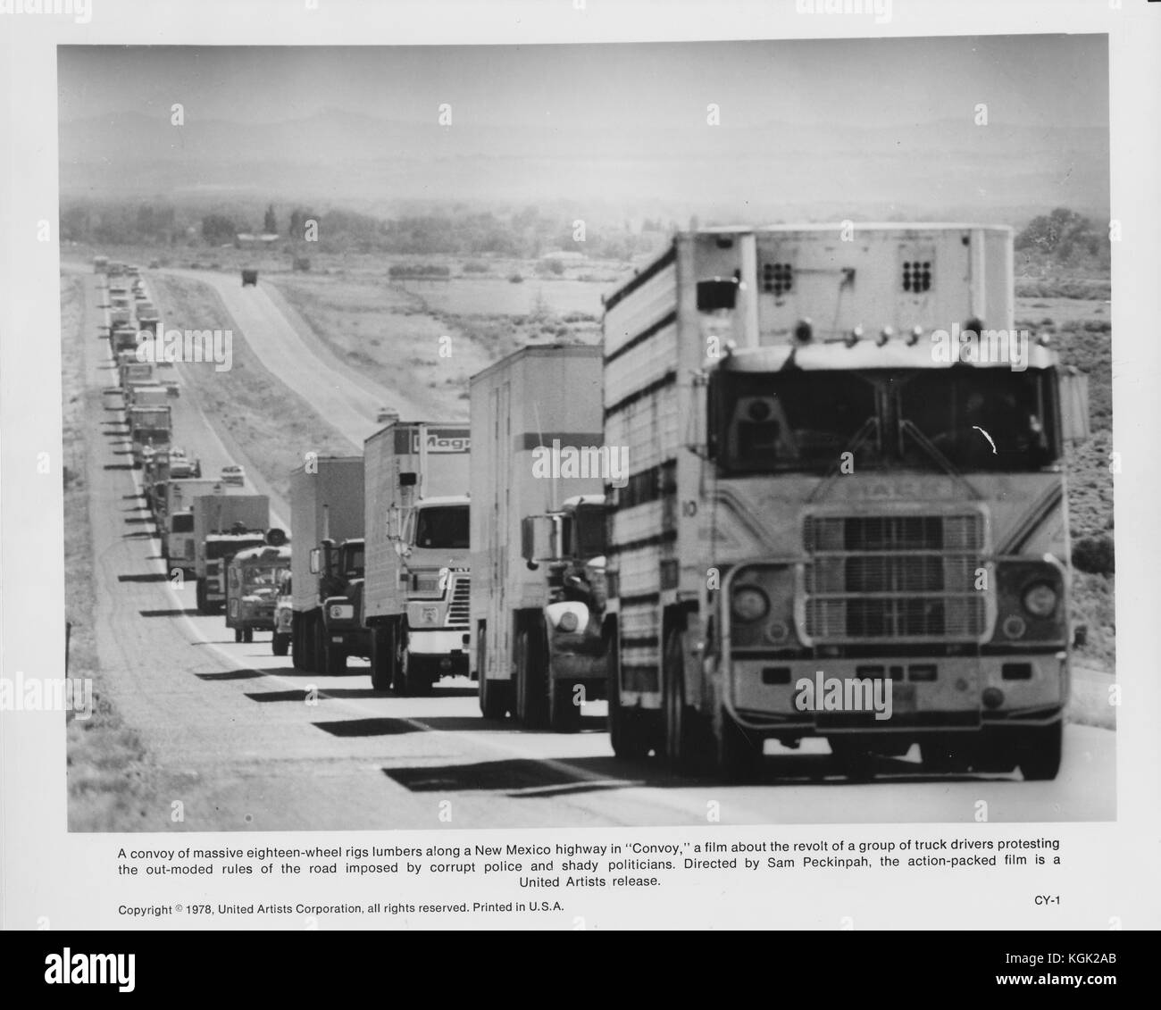 Convoy (1978) Date: 1978 Stock Photo - Alamy
