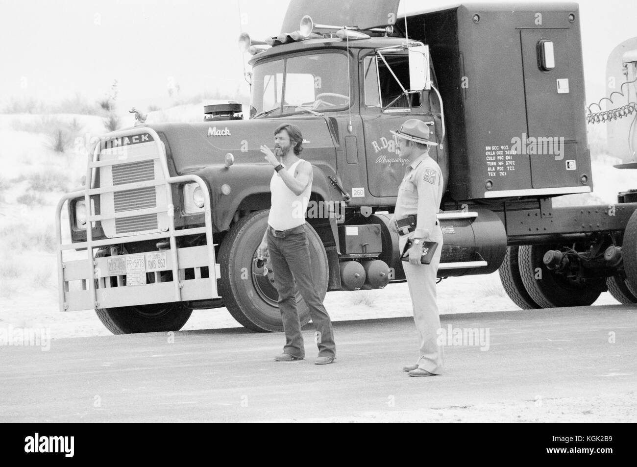 Convoy (1978) Kris Kristofferson Date: 1978 Stock Photo: 165146781 - Alamy