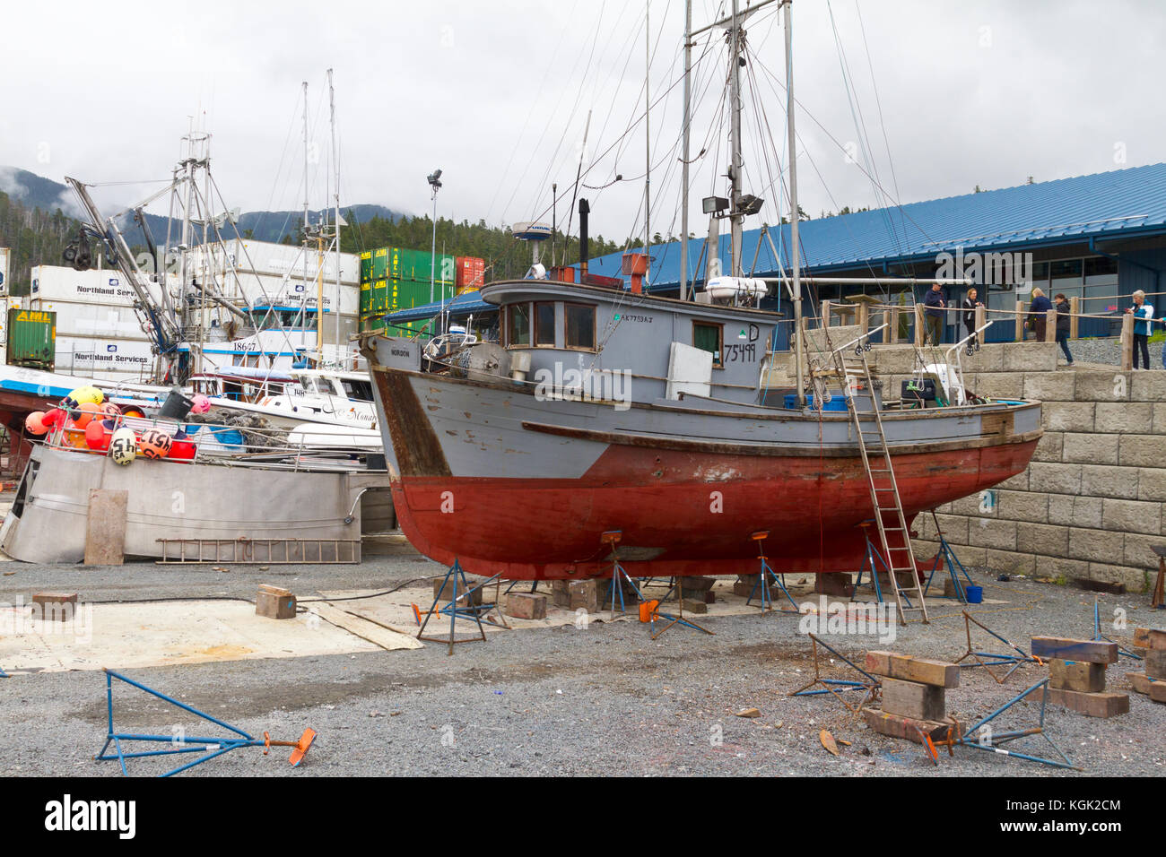 Alaska sitka boats harbor hi-res stock photography and images - Alamy