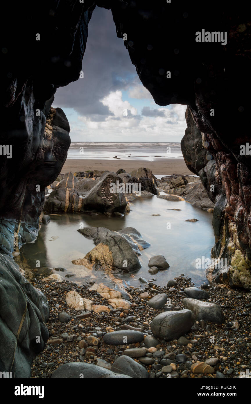 Poppit sands hi-res stock photography and images - Alamy