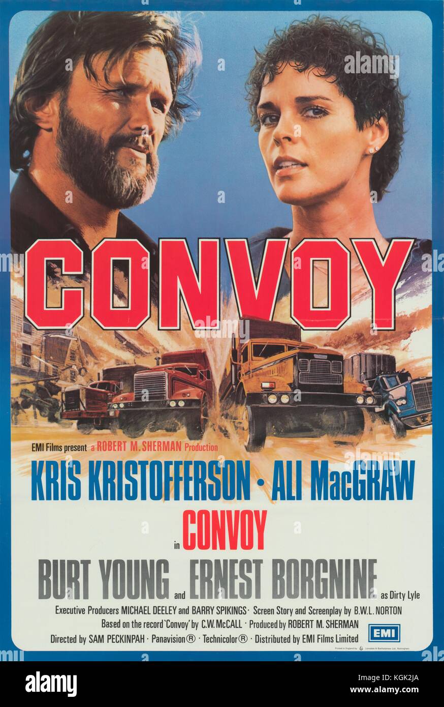 Convoy and film hi-res stock photography and images - Alamy