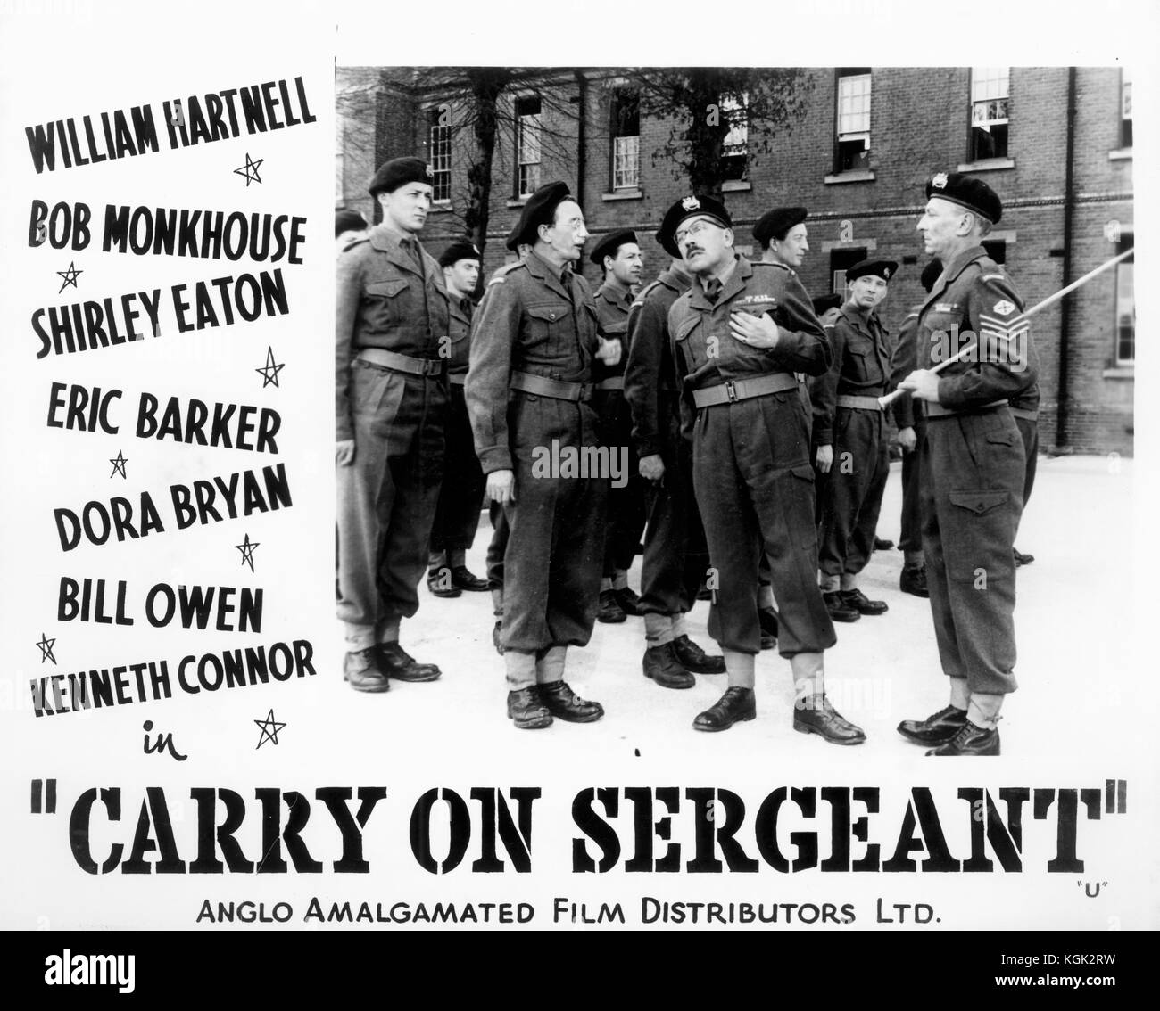 Carry on Sergeant (1958) , William Hartnell, Eric Barker, Charles ...