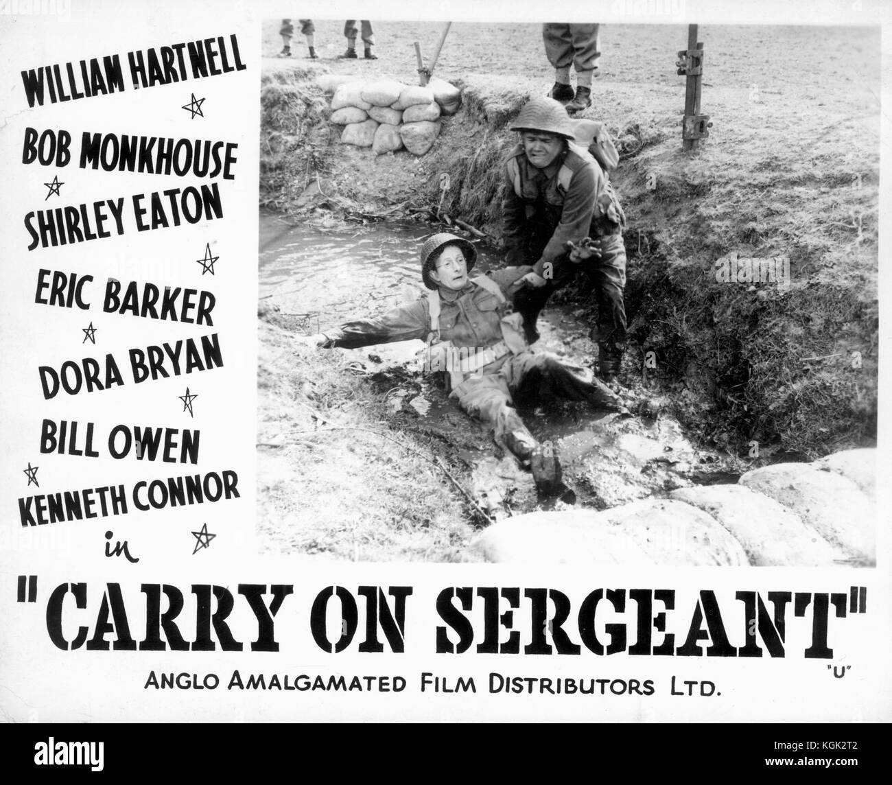 Carry on Sergeant (1958) Charles Hawtrey , Gerald Campion Stock Photo ...