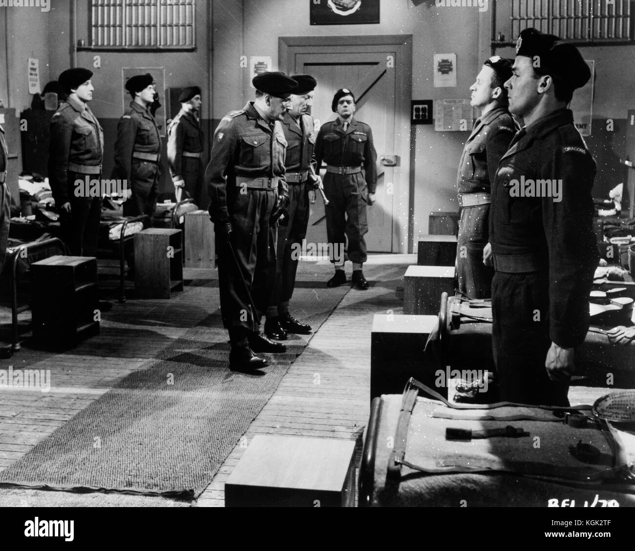 Carry on Sergeant (1958) , Kenneth Connor, William Hartnell Stock Photo ...