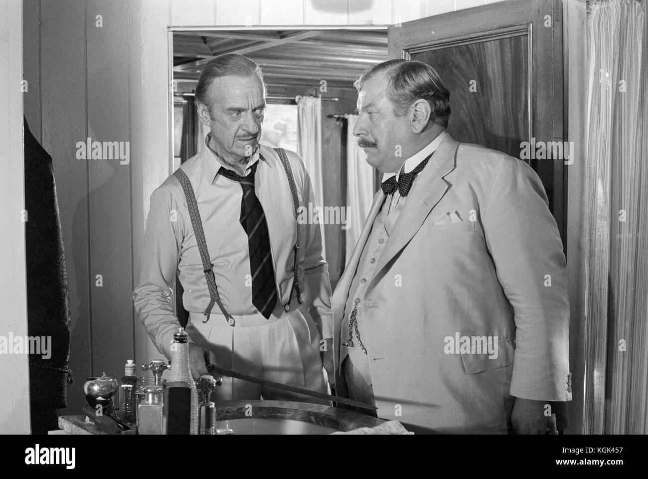 Death on the Nile (1978) , Peter Ustinov, David Niven Date: 1978 Stock ...