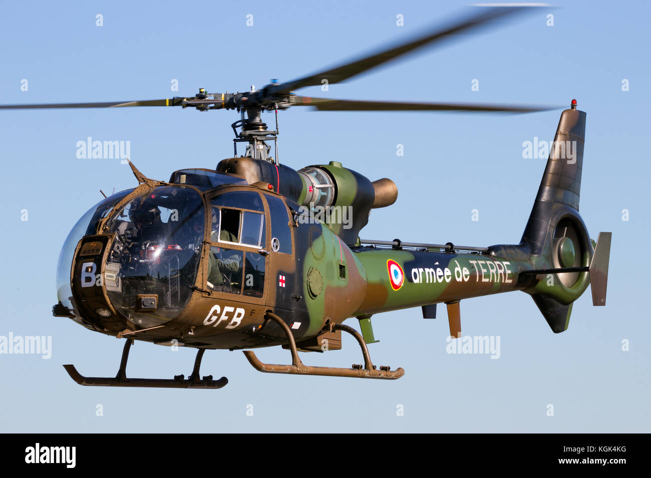 ETAIN, FRANCE - AUG 24, 2016: French Army Aerospatiale SA342M Gazelle ...
