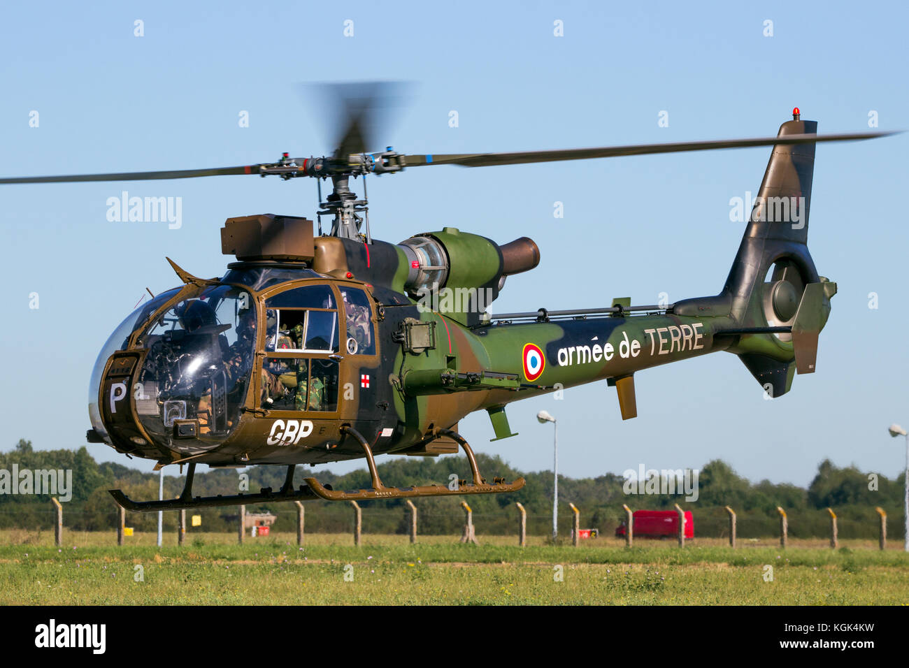 ETAIN, FRANCE - AUG 24, 2016: French Army Aerospatiale SA342M Gazelle ...