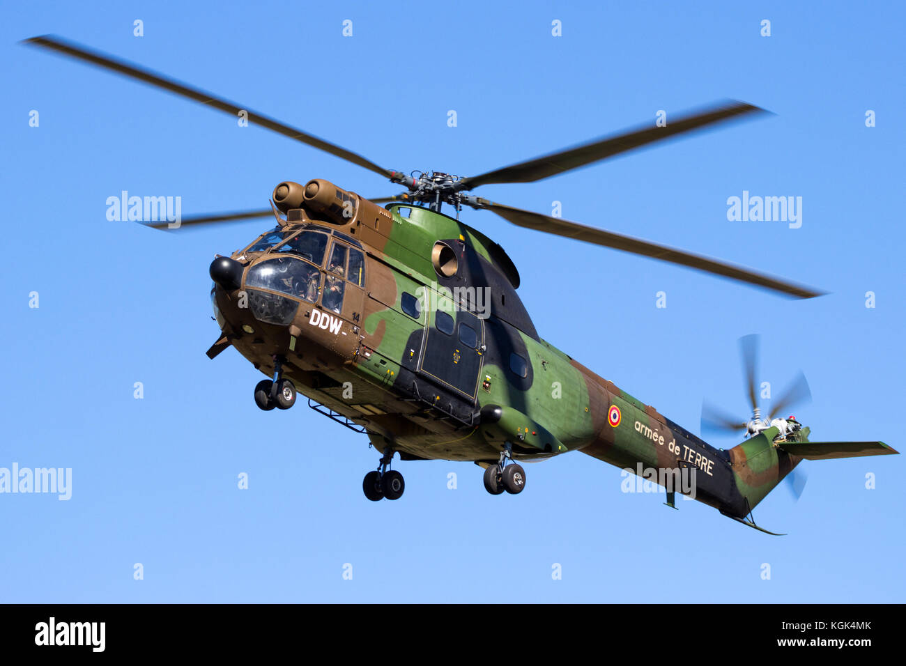 ETAIN, FRANCE - AUG 24, 2016: French Army Aerospatiale SA330B Puma ...