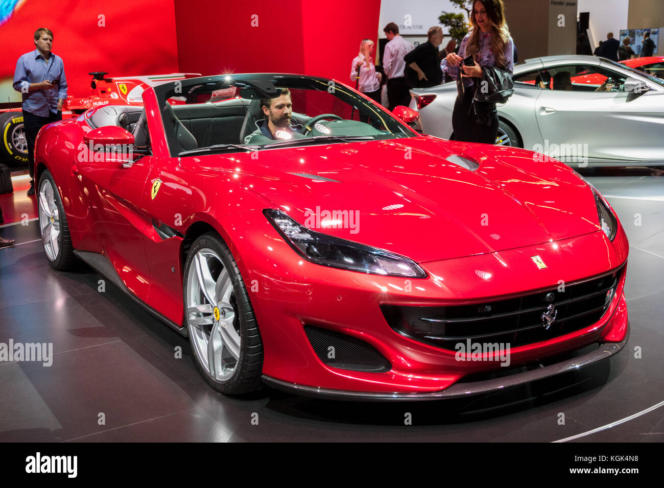 Side view of ferrari hi-res stock photography and images - Alamy