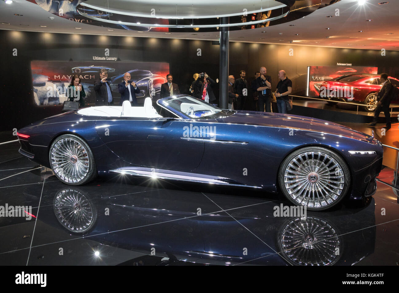 FRANKFURT, GERMANY - SEP 12, 2017: Vision Mercedes-Maybach 6 Cabriolet ...