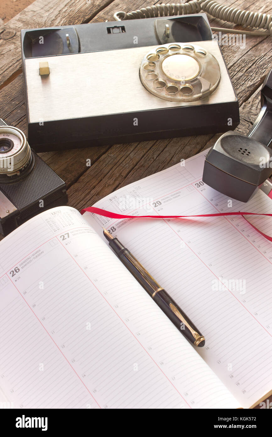 Notebook planner hi-res stock photography and images - Alamy