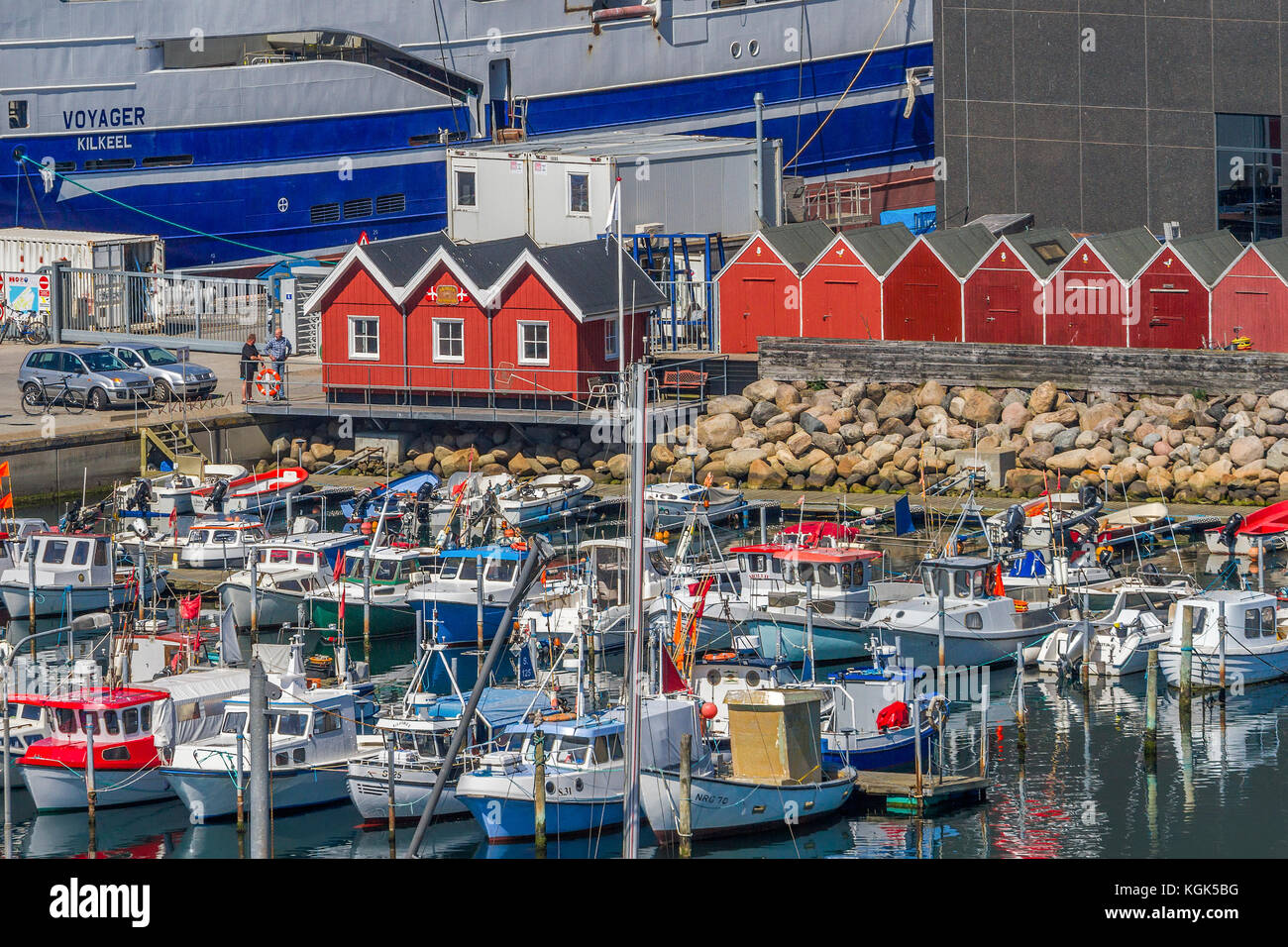 The Harbour In Skagen Denmark Stock Photo - Alamy