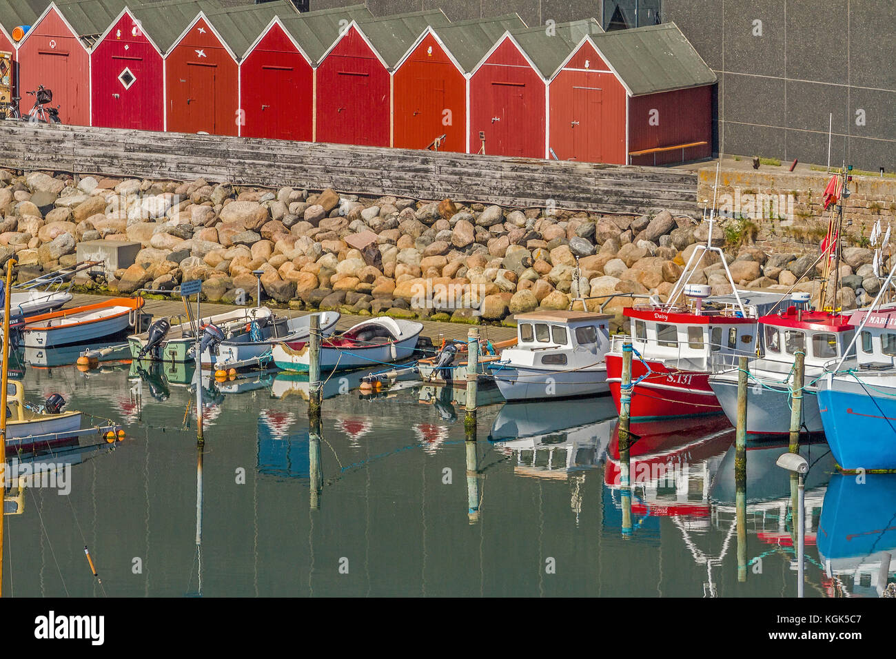 The Harbour In Skagen Denmark Stock Photo - Alamy