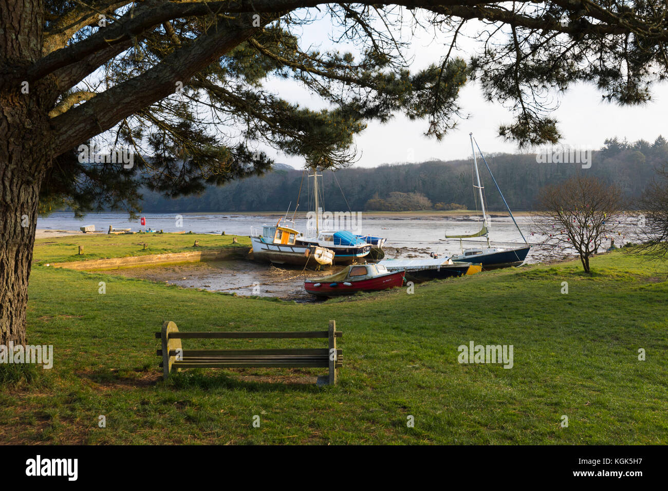 Devoran; Carnon River; Cornwall; UK Stock Photo - Alamy
