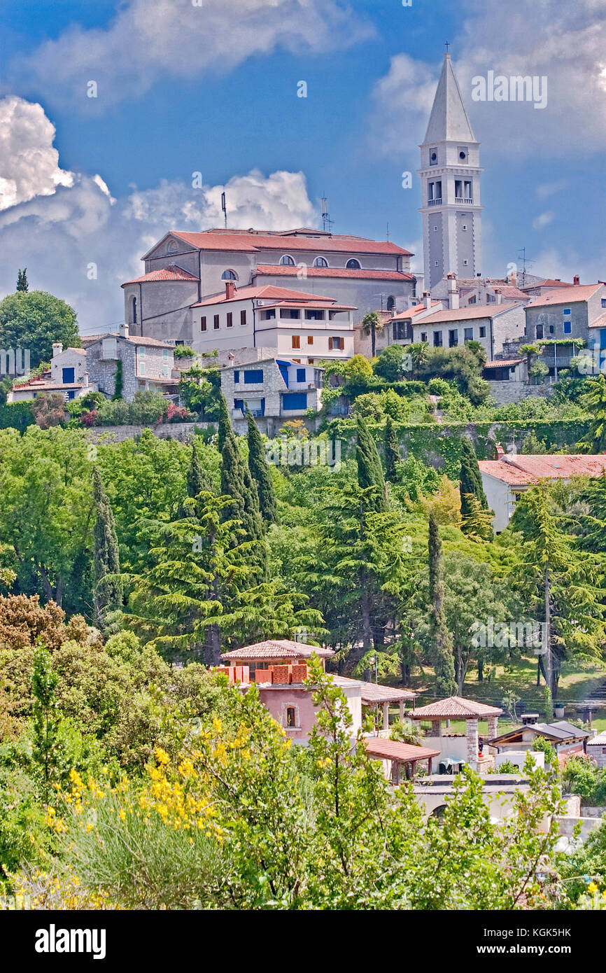 Hilltop Church Vsar Croatia Stock Photo - Alamy