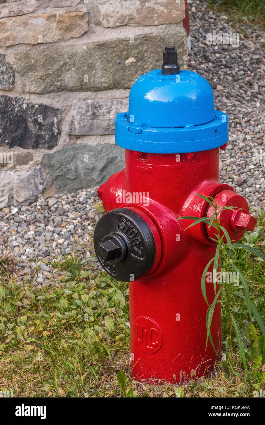 Colourful Street Fire Hydrant, Quebec City, Canada Stock Photo - Alamy