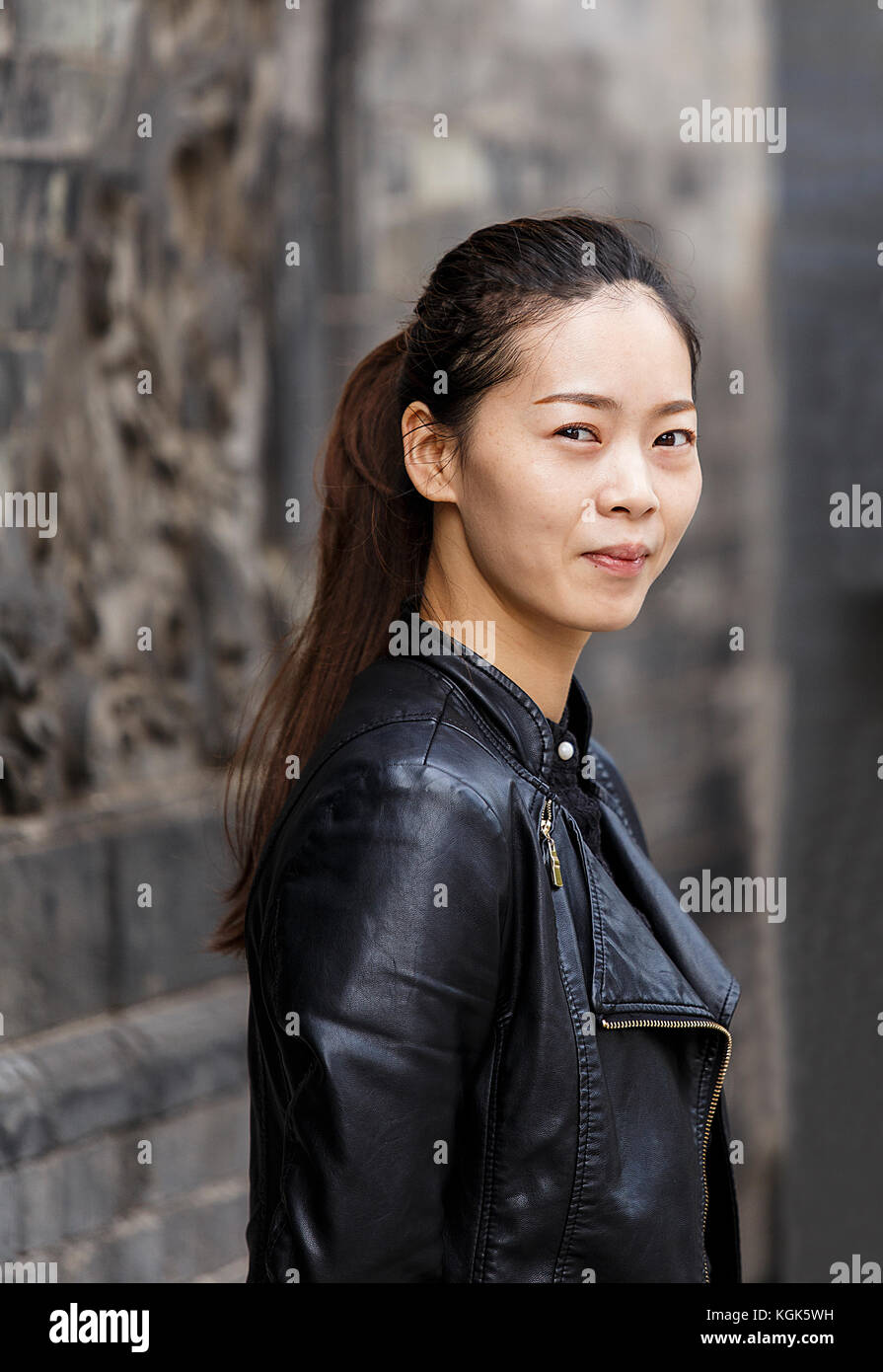 Xian,China - October 22,2017: Young Chinese assistant photographer ...