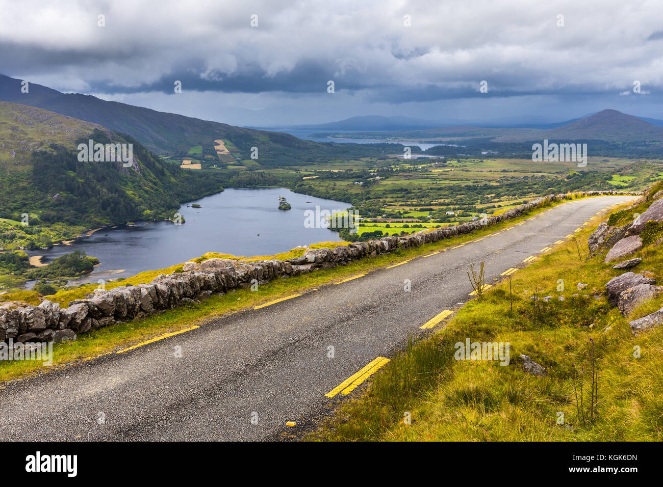 Healy Pass is a popular tourist route with the pass at an altitude of ...