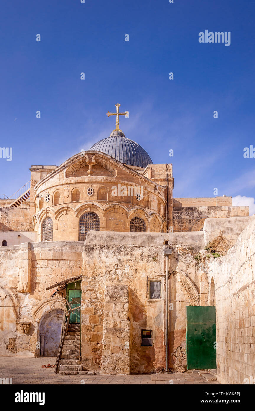 Holy sepulchre jerusalem cross hi-res stock photography and images - Alamy