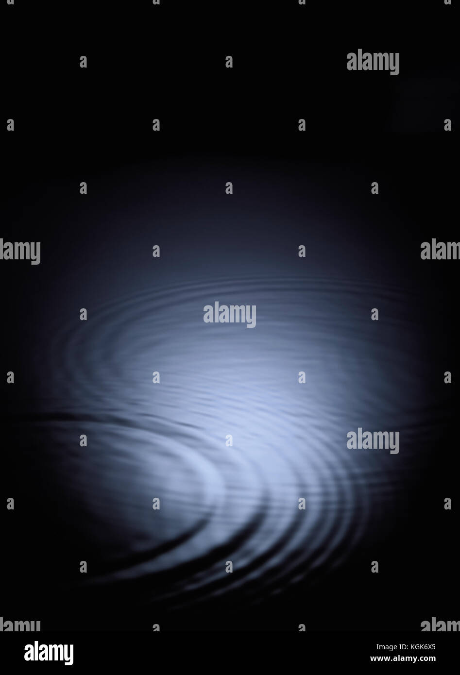 Blue circle water ripple background Stock Photo - Alamy