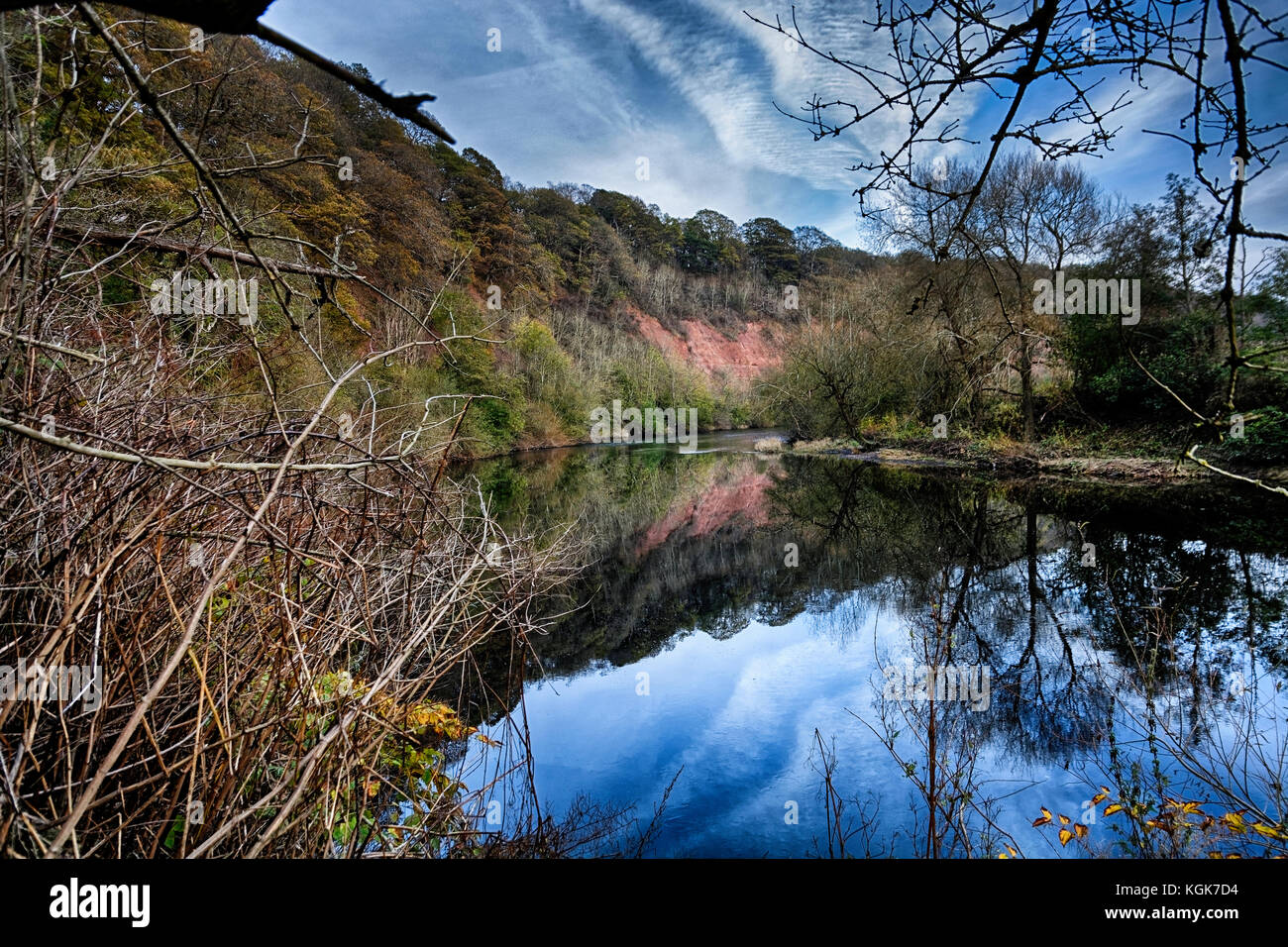 Brobury scar is near Monnington and Moccas Courts in Herefrodshire, UK ...
