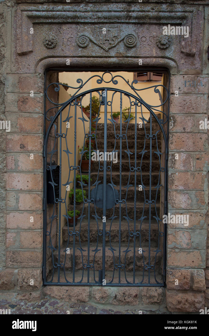 Wrought iron gate hi-res stock photography and images - Alamy