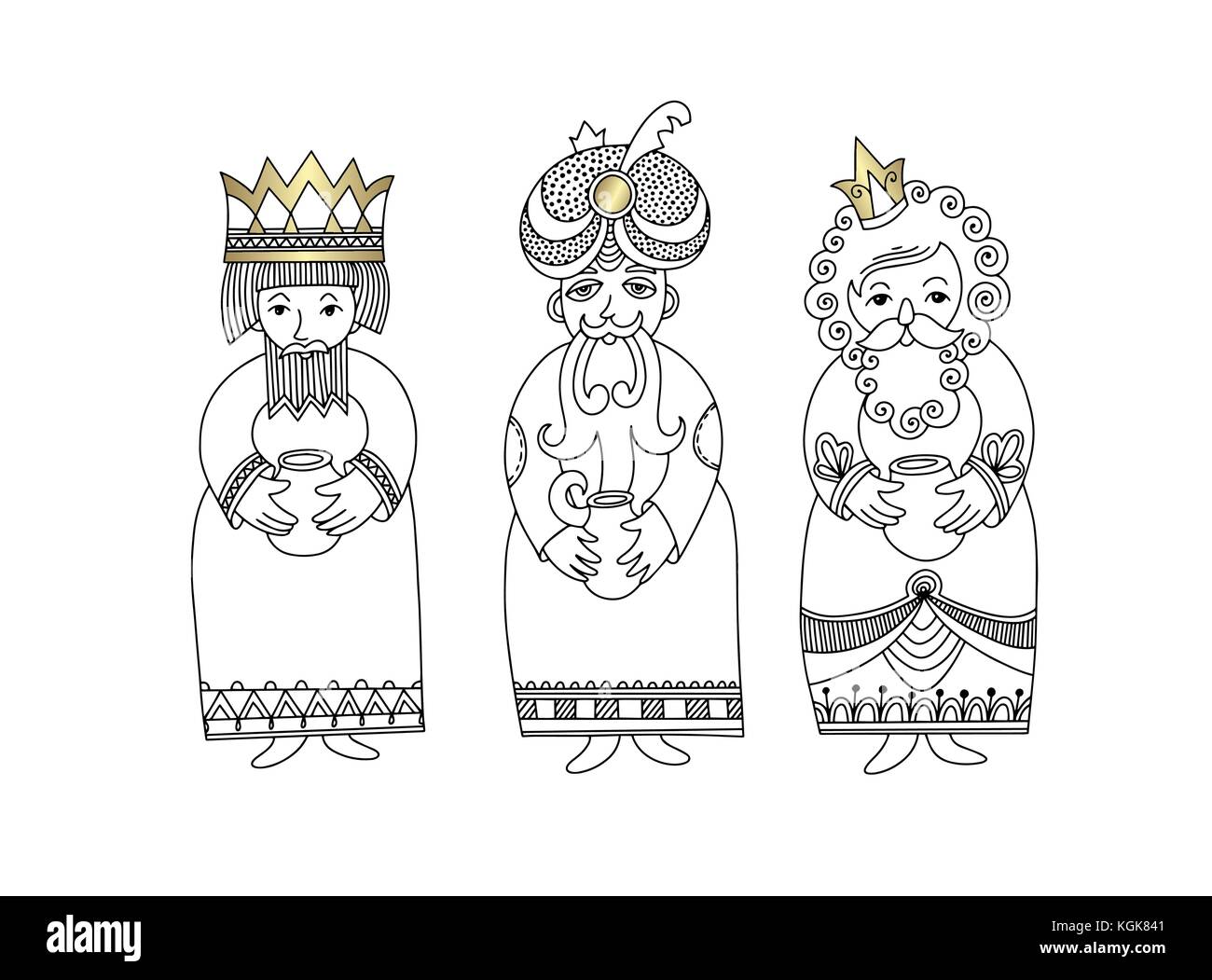 Three kings Cut Out Stock Images & Pictures - Alamy