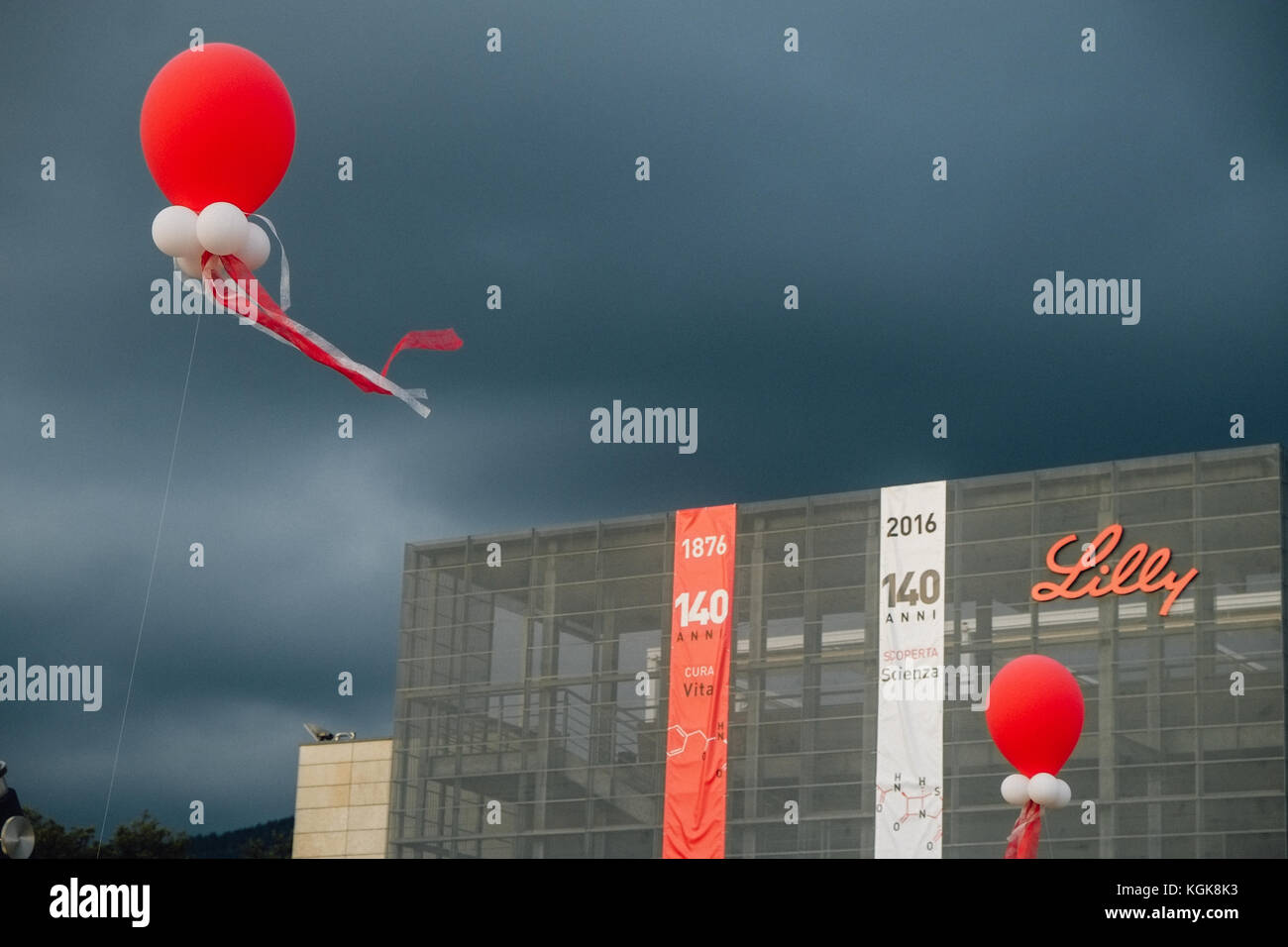 Eli Lilly company main building of the italian site placed at Florence ...