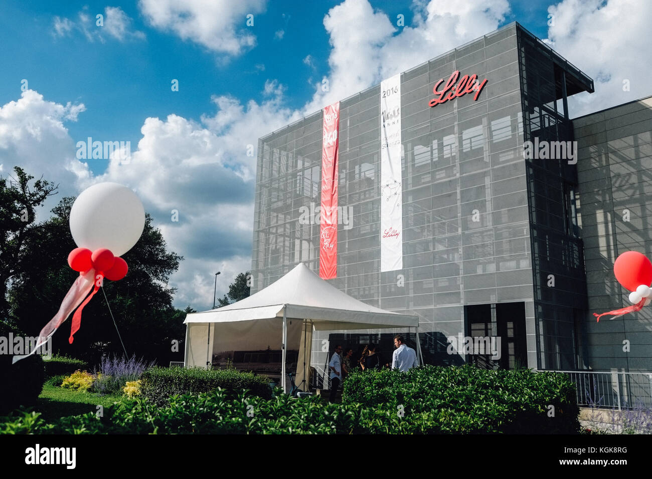 Eli Lilly company main building of the italian site placed at Florence ...