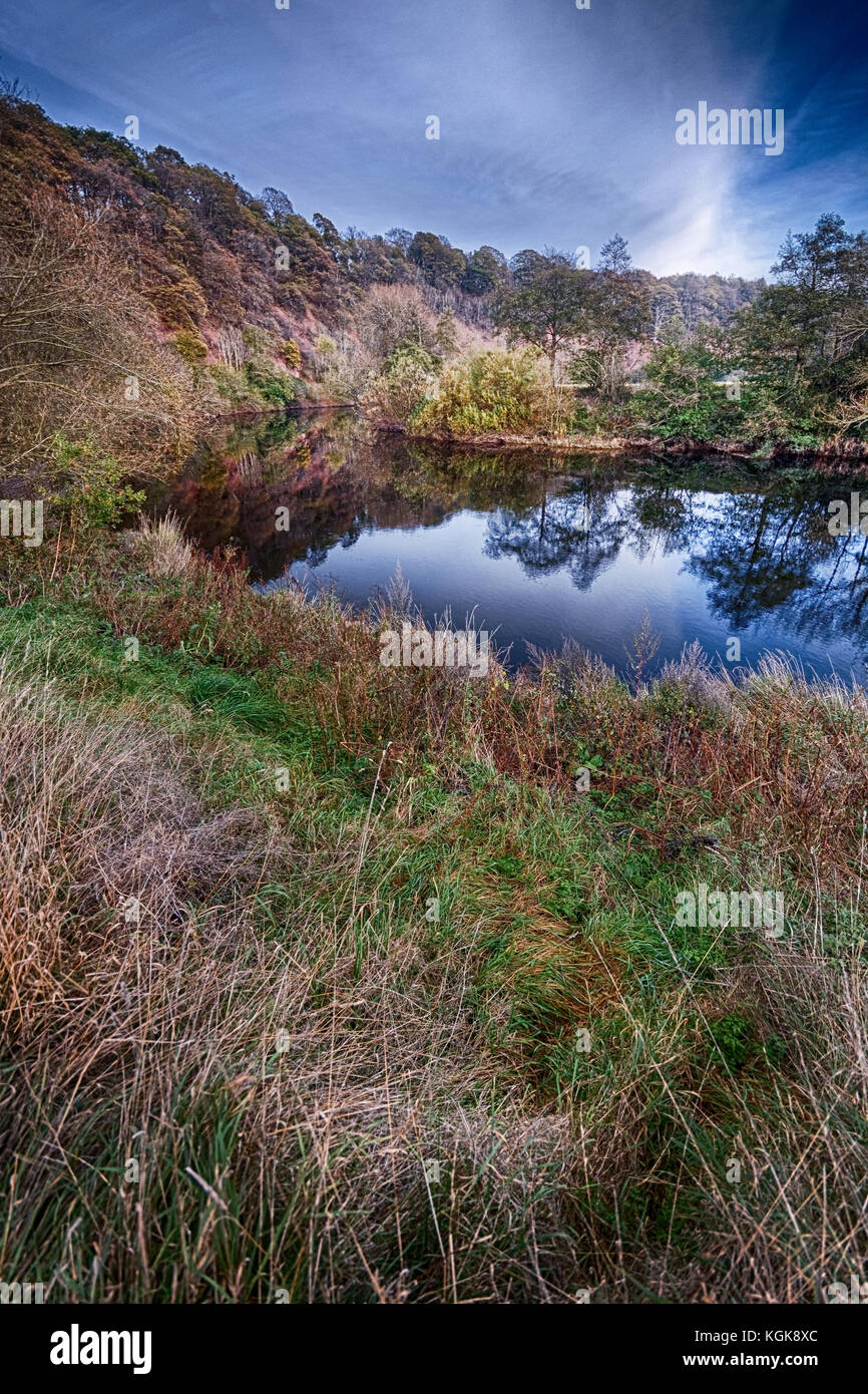 Brobury scar is near Monnington and Moccas Courts in Herefrodshire, UK ...