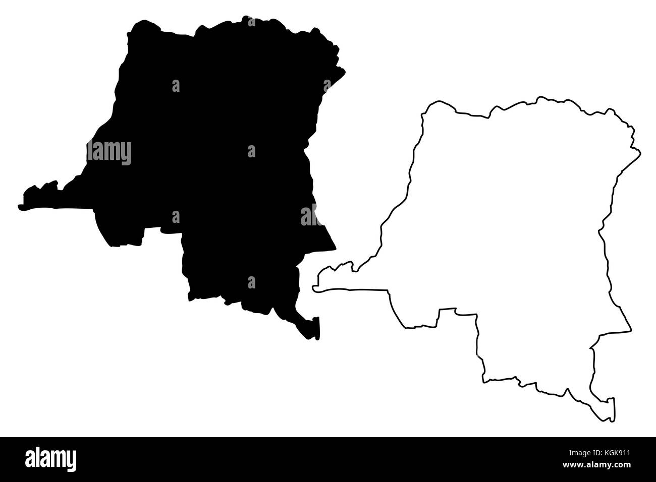 Democratic republic of congo Black and White Stock Photos & Images - Alamy