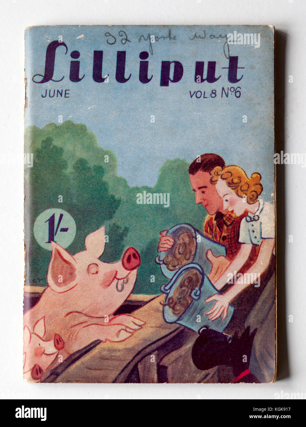 1940s Lilliput Magazine Stock Photo - Alamy