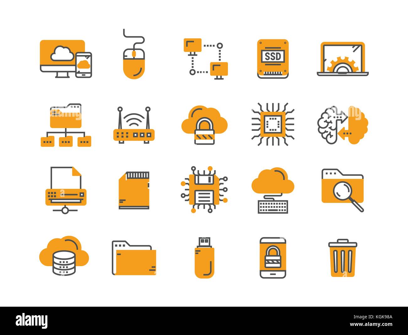 Cloud omputing. Internet technology. Online services. Data, information ...