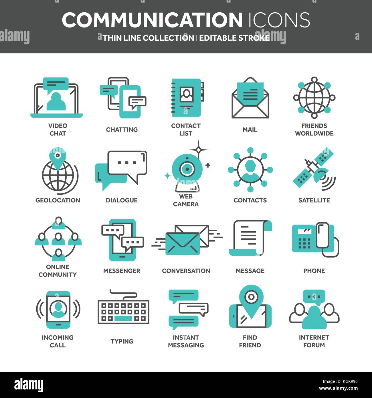 Communication. Social media. Online chatting. Phone call, app messenger ...
