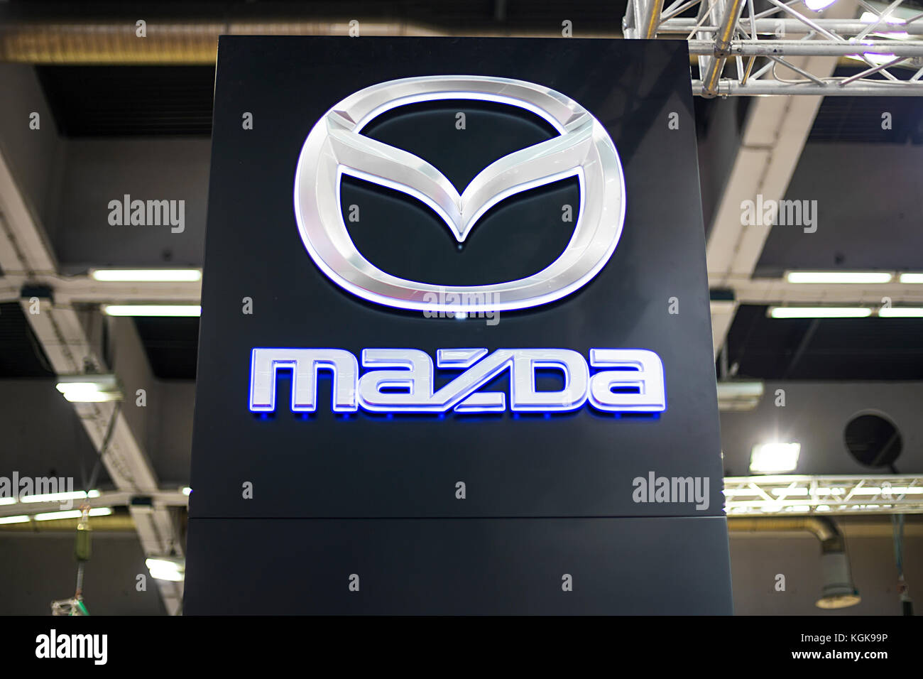 Mazda sign hi-res stock photography and images - Alamy