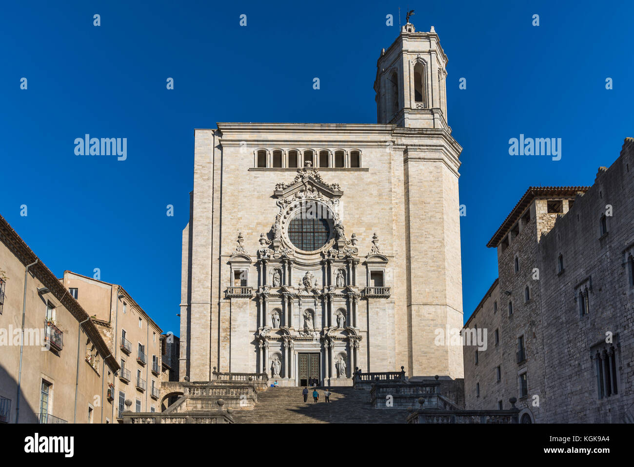 Cathedral of Girona Stock Photo - Alamy