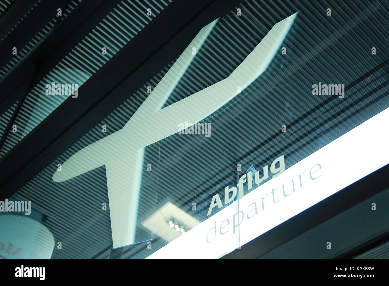 Departures sign at the airport Stock Photo - Alamy