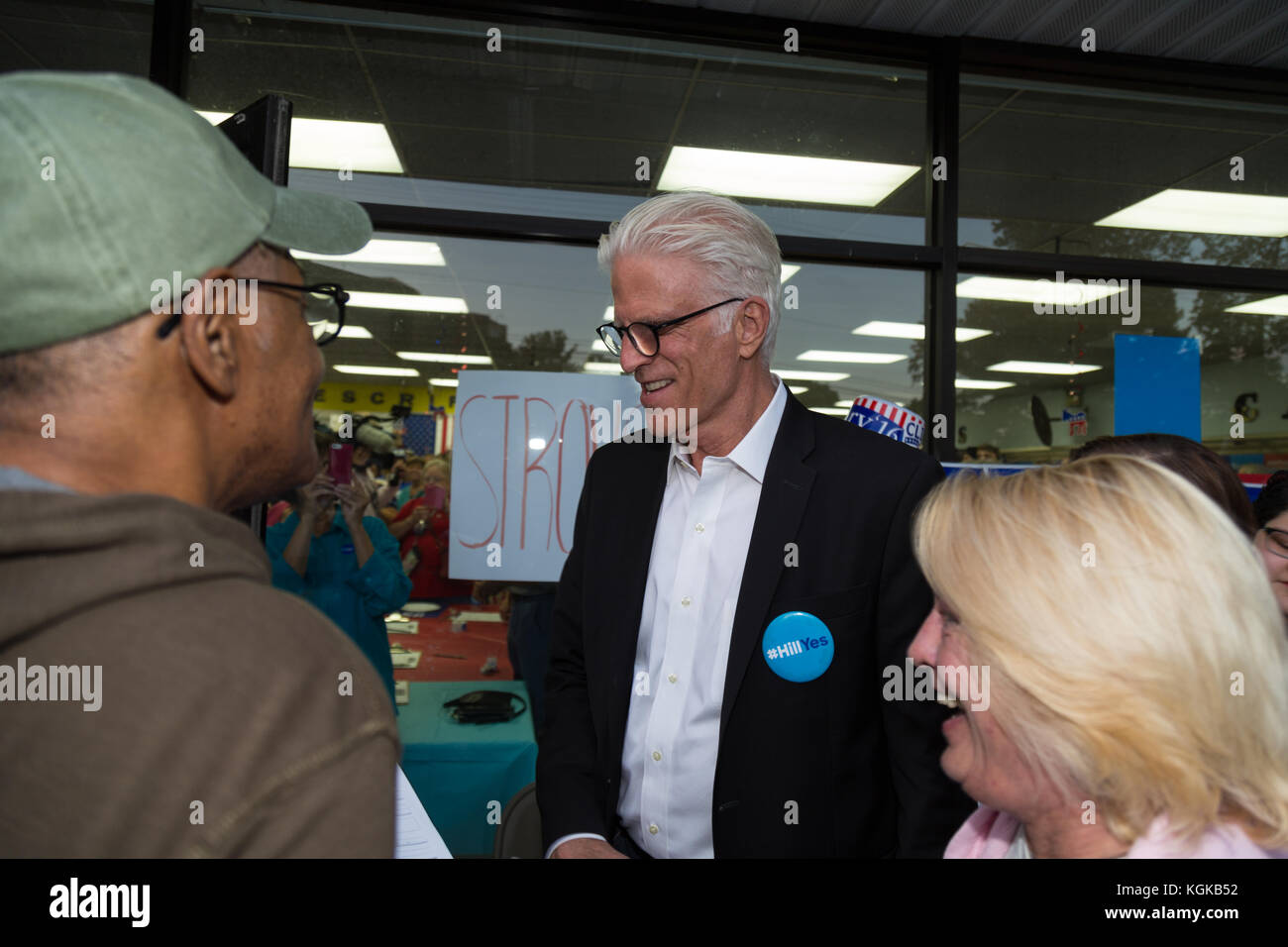 Lancaster, PA, USA - October 3, 2016: Actor Ted Danson made an ...