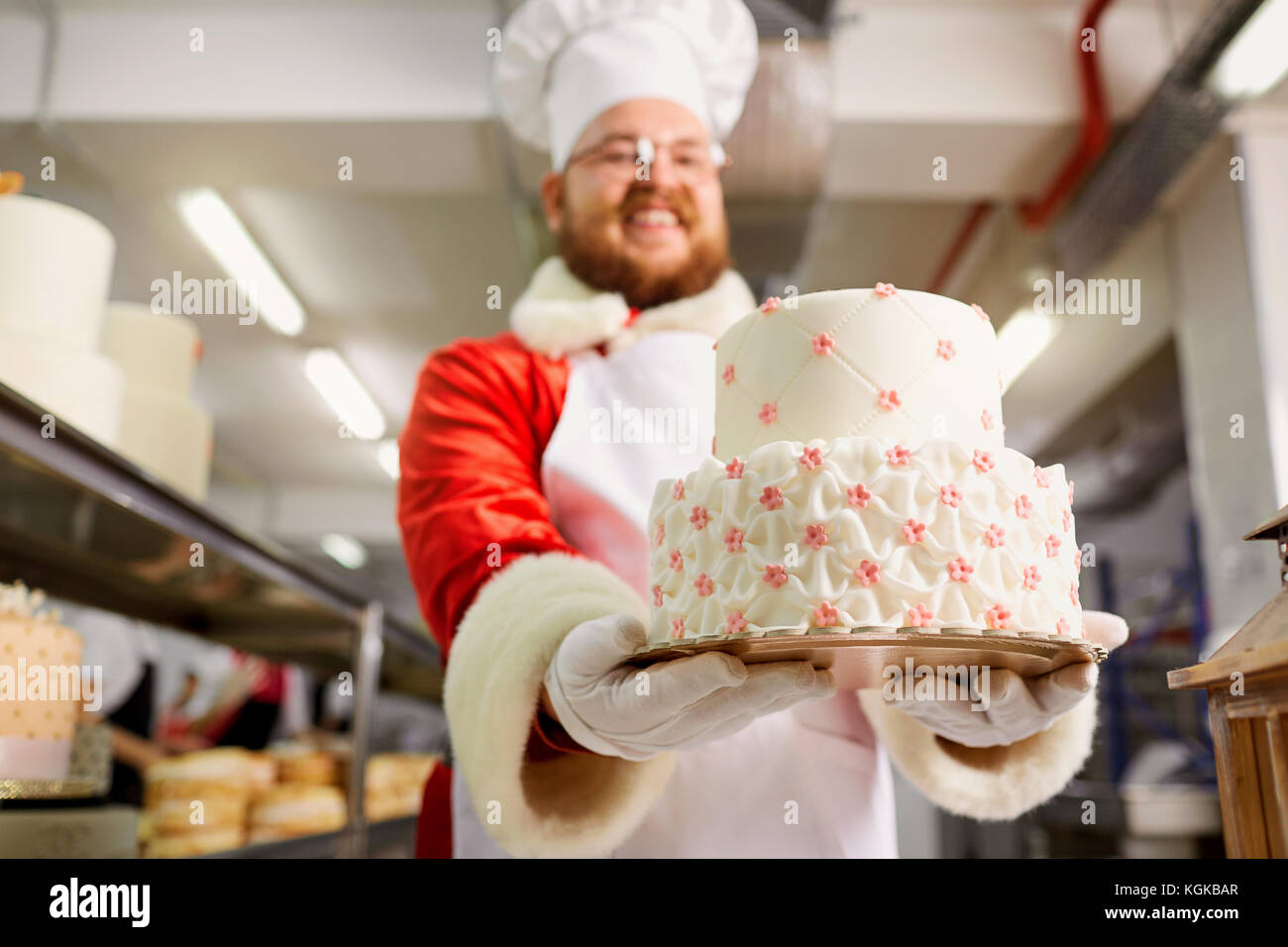 White christmas pastry hi-res stock photography and images - Alamy