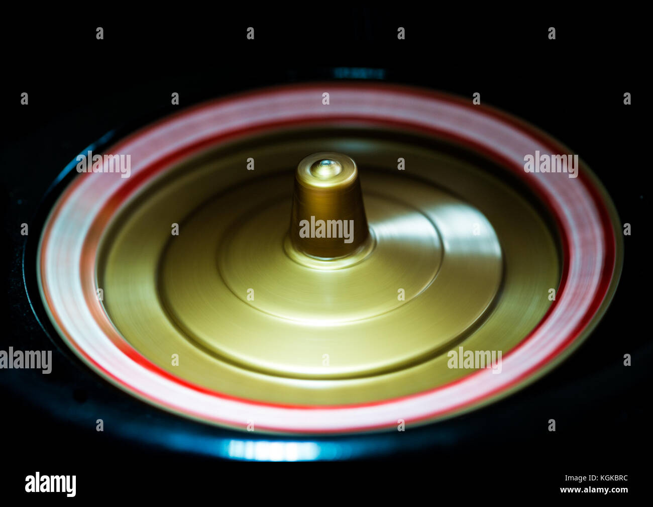 A macro shot of a spinning toy roulette wheel Stock Photo - Alamy