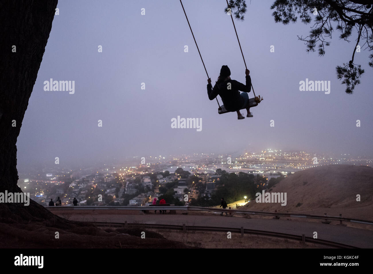 Swinging tree hi-res stock photography and images - Alamy