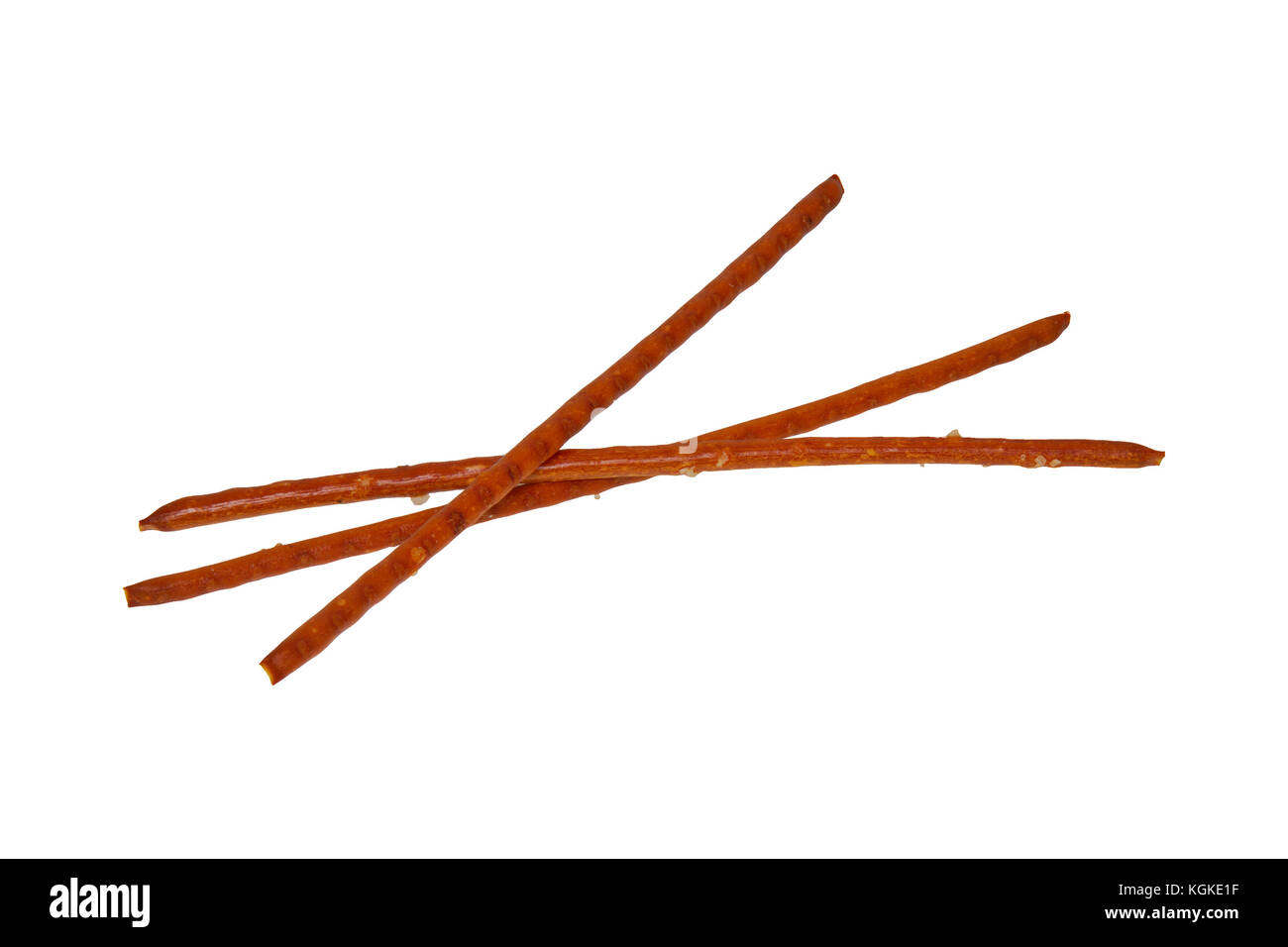 Salted sticks isolated on a white background Stock Photo - Alamy
