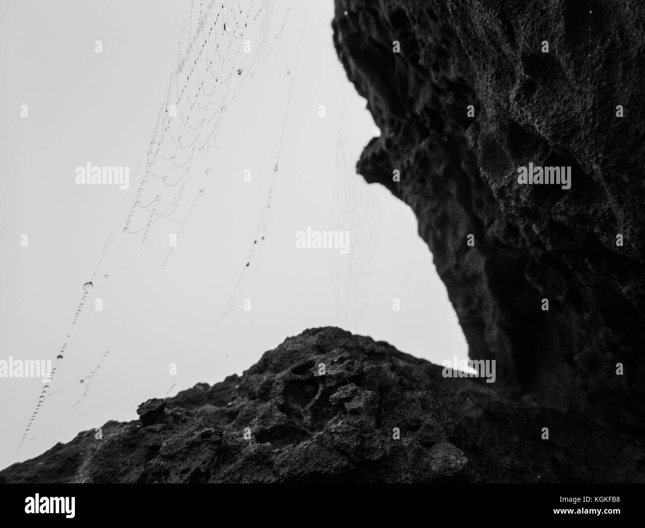 White rocks view from Black and White Stock Photos & Images - Alamy