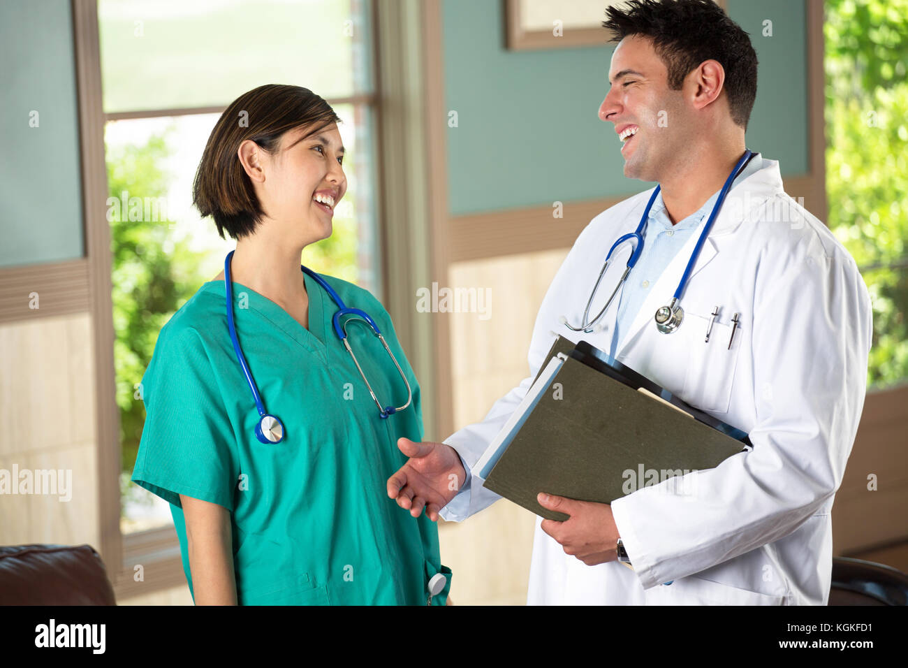 Team of diverse healthcare providers Stock Photo - Alamy