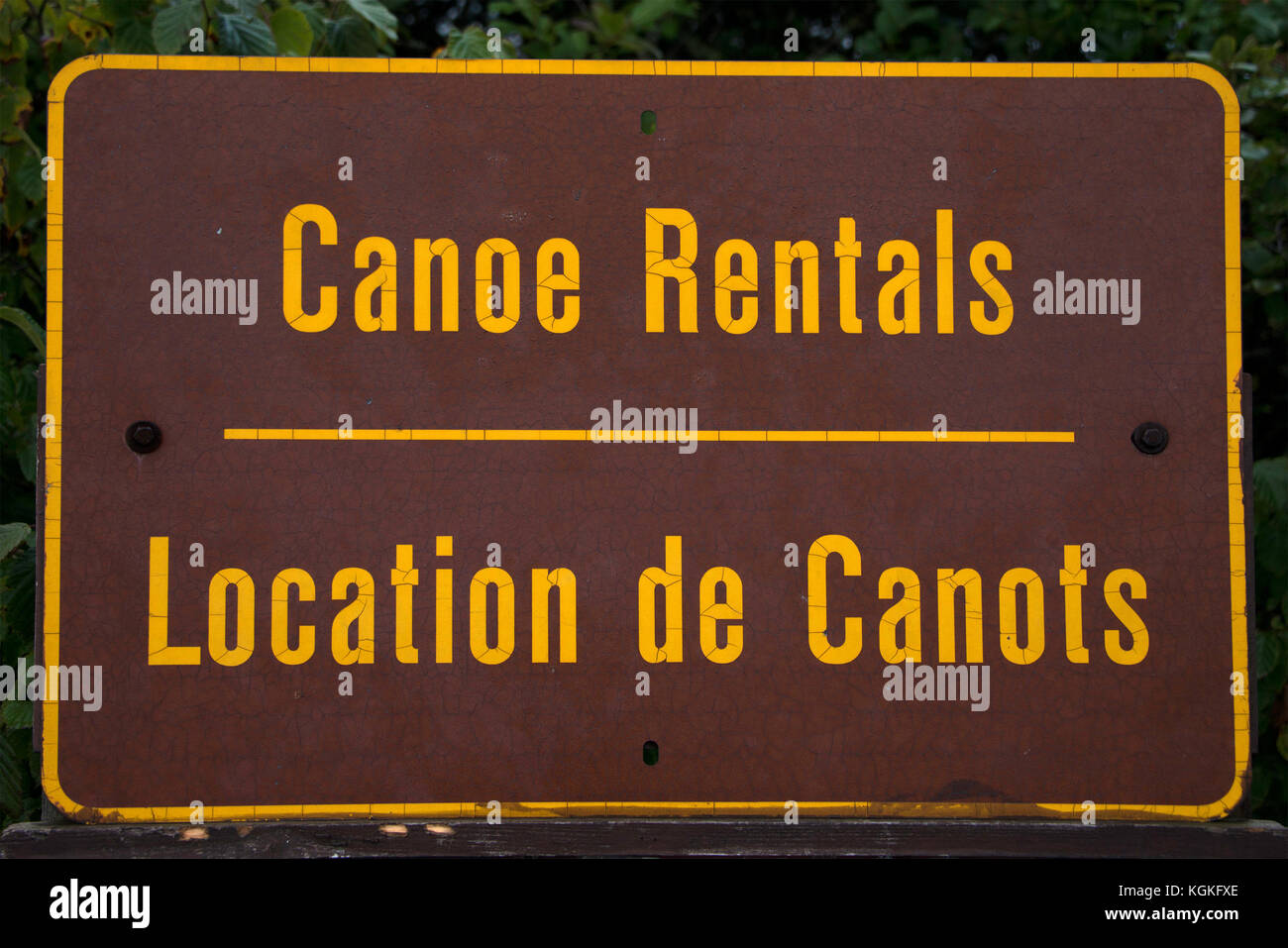 Sign written french canada hi-res stock photography and images - Alamy