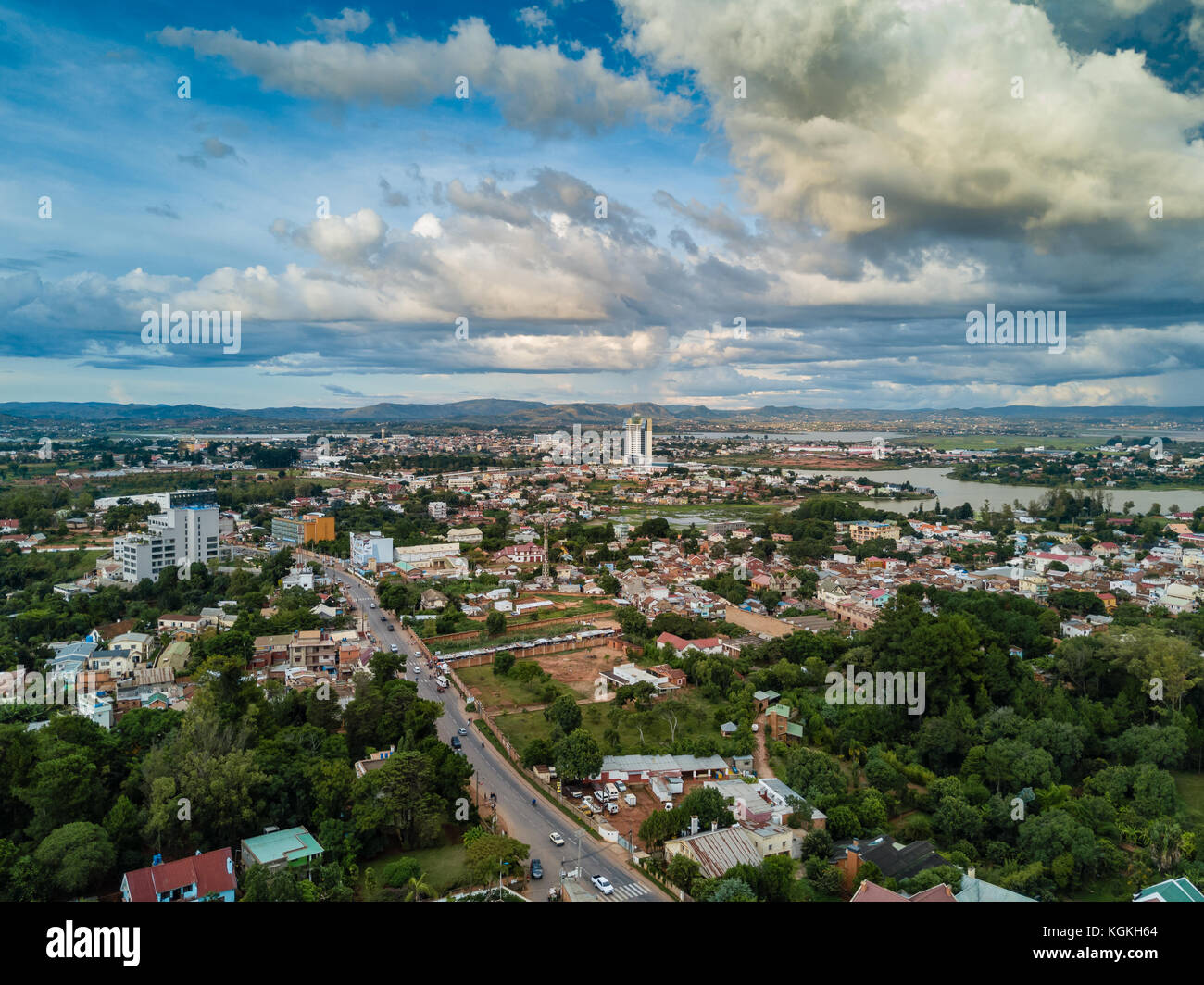 Madagascar aerial view hi-res stock photography and images - Alamy